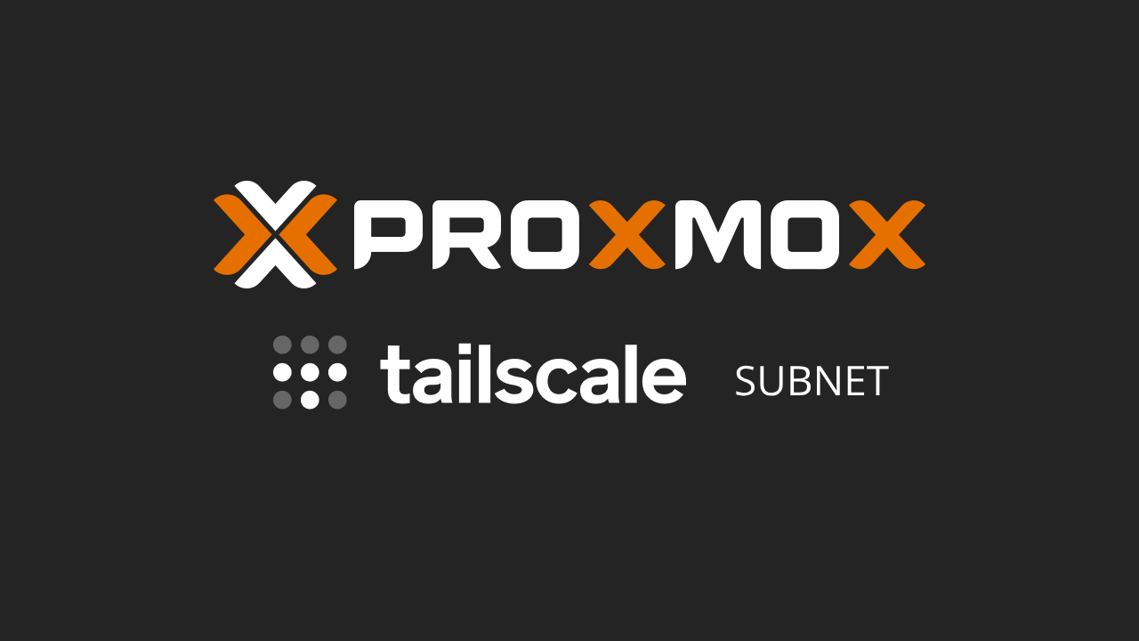 How to install Tailscale on Proxmox on a CT with a subnet router